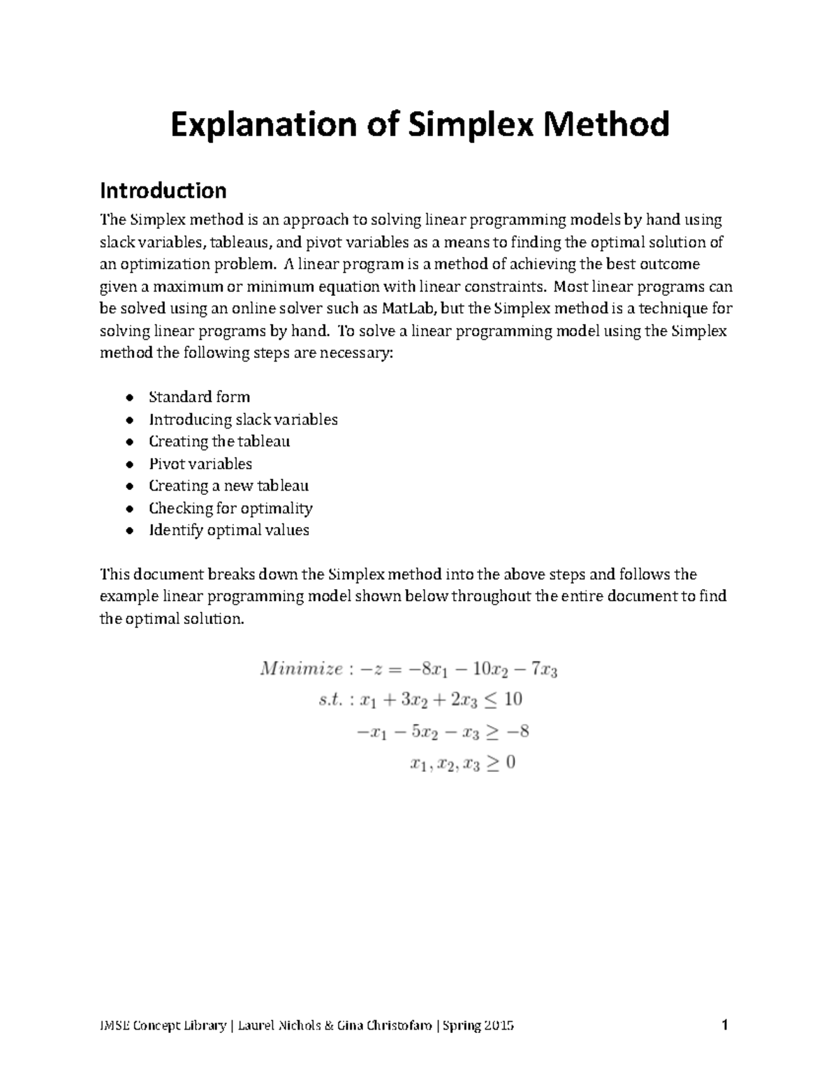 Explanation-of-Simplex-Method - Explanation of Simplex Method ...