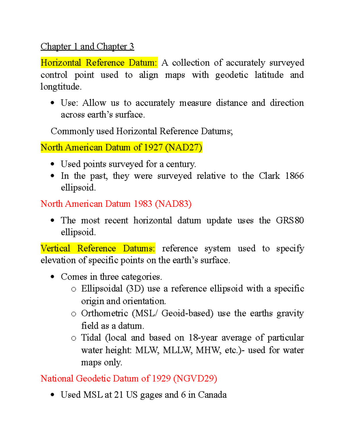 Chapter 1 and Chapter 3 Map and Analysis - Chapter 1 and Chapter 3 ...
