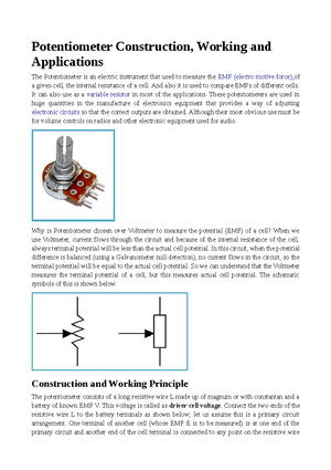 Introduction to Instrumentation, Sensors and Transducers - Instrumentation and Embedded Control ...