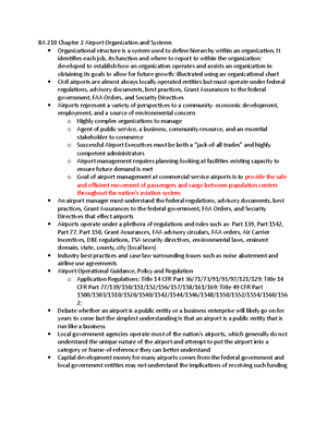BA 310 Chapter 4 Notes - BA 310 Chapter 4 Understanding the Components ...