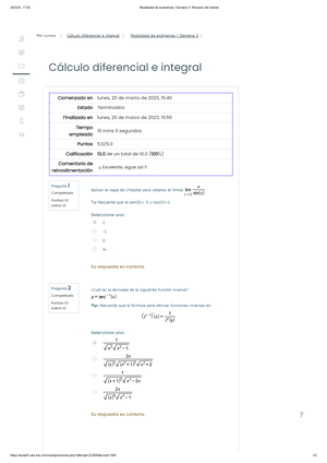 Actividad 1 Cálculo diferencial e integral (IVA) - Nombre de la materia Cálculo diferencial e ...