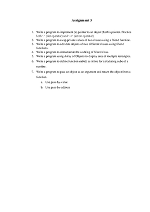 Evaluation Criteria OF UTA018 updated - EVALUATION CRITERIA OF OBJECT-ORIENTED PROGRAMMING ...