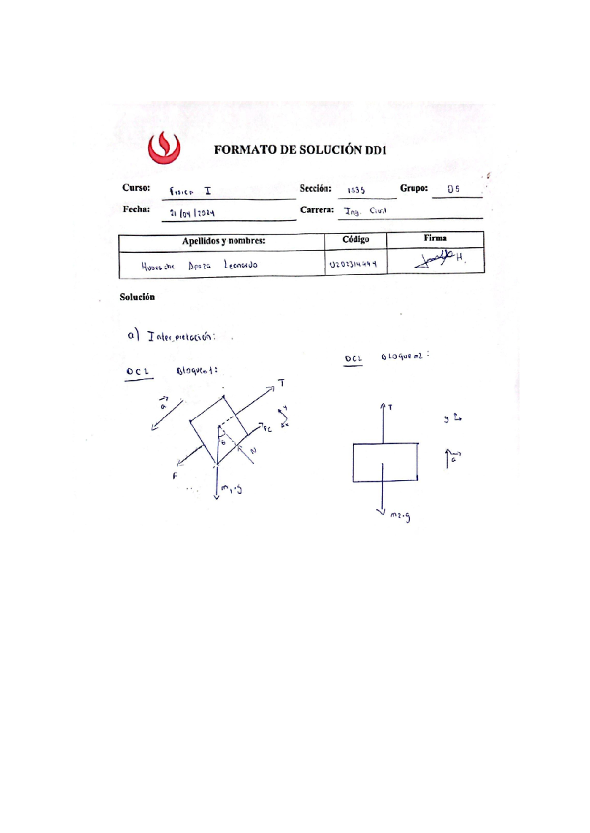 IS35 MA466 DD1 DD - Fisica 1 - Studocu