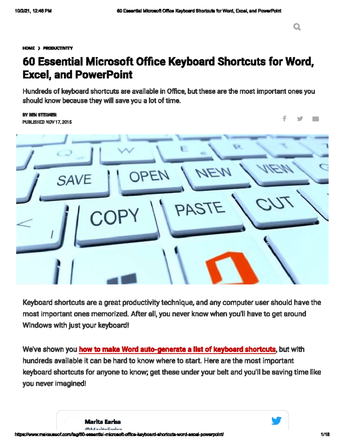 Top 60 MS Office Shortcuts - Visual Programming in C# - Studocu