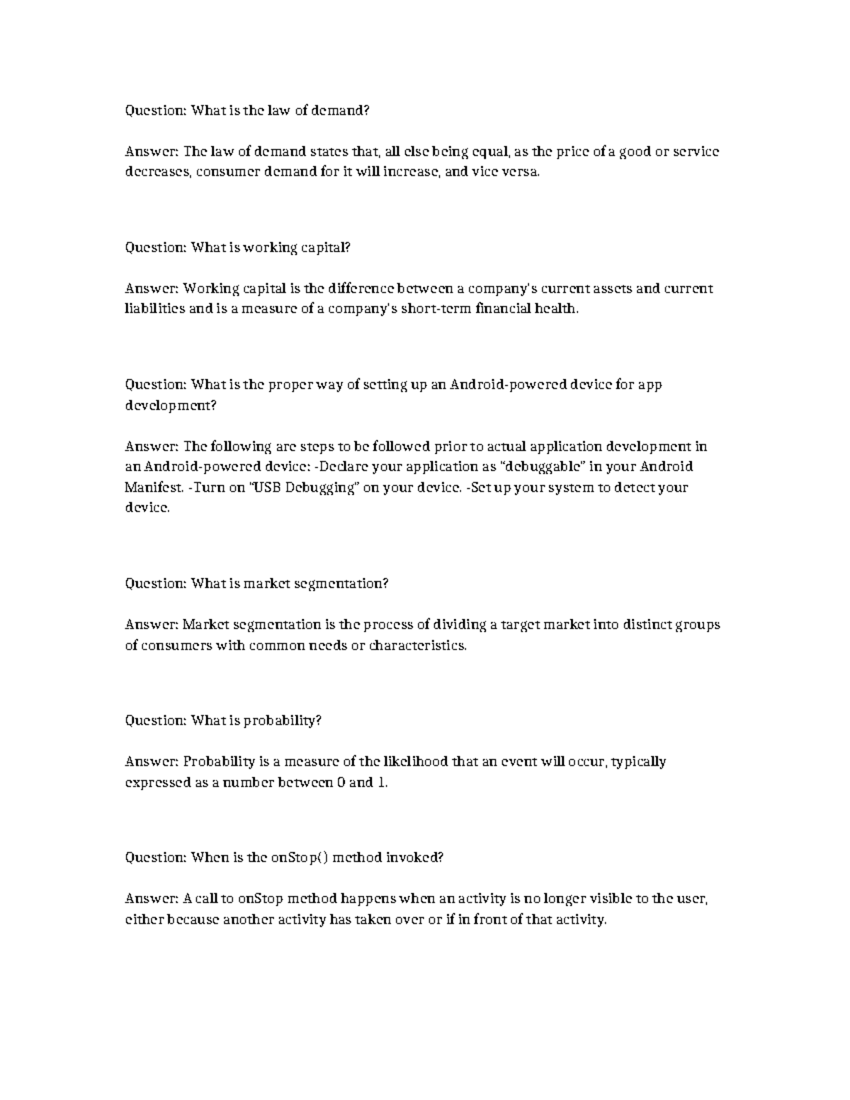 Zingaro parricides exulding - Question: What is the law of demand ...