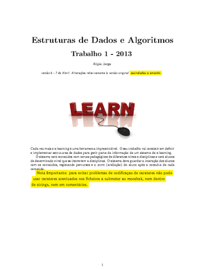 Estruturas de dados - Tabelas Dispersão - Tabelas de Hash Texto de ...