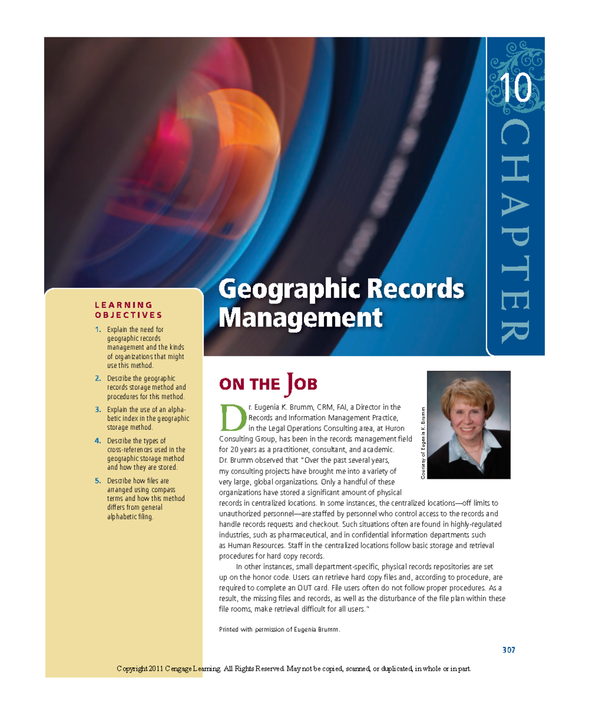 Geographic Records Management - ON THE JOB Geographic Records ...