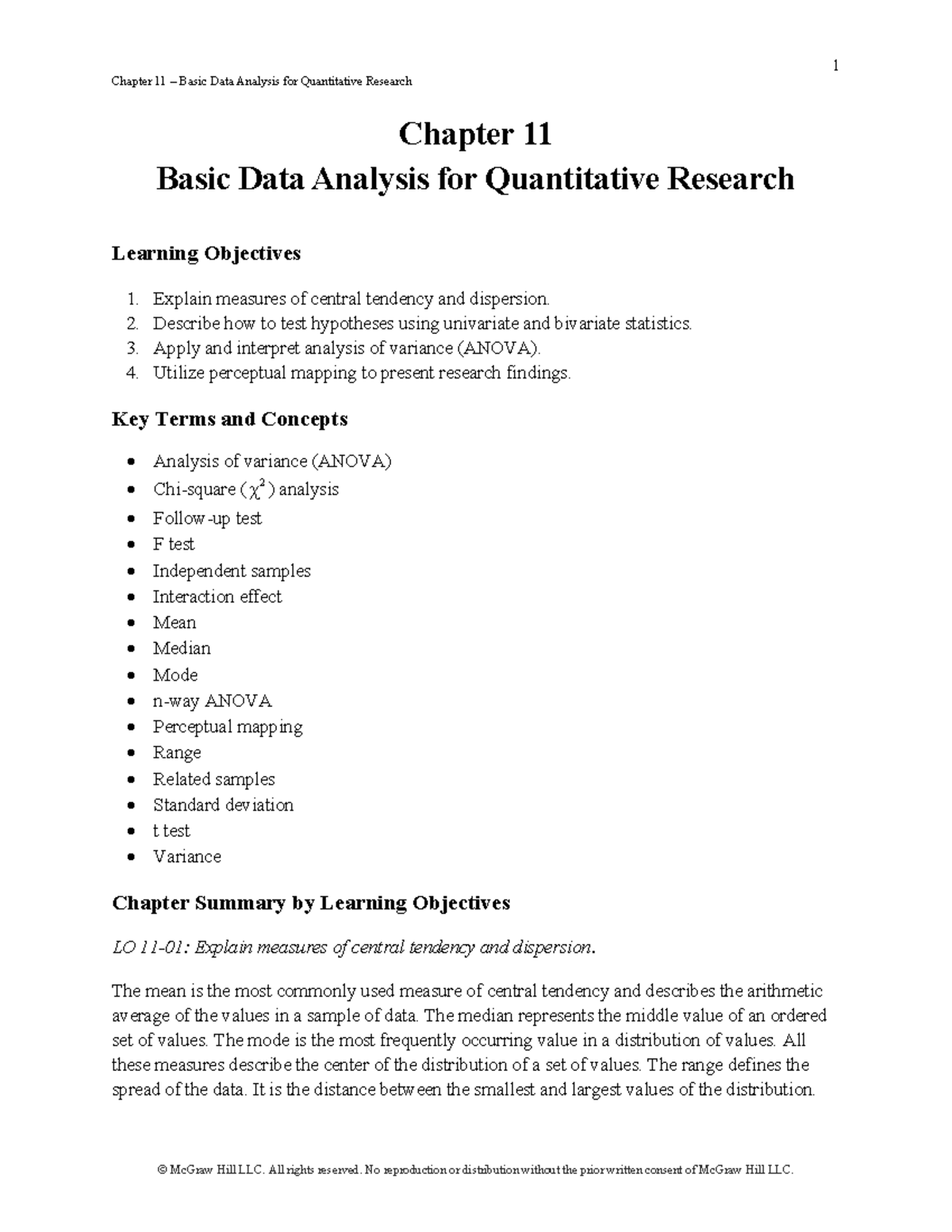 Chapter 11 Basic Data Analysis for Quantitative Research - Chapter 11 – Basic Data Analysis for ...
