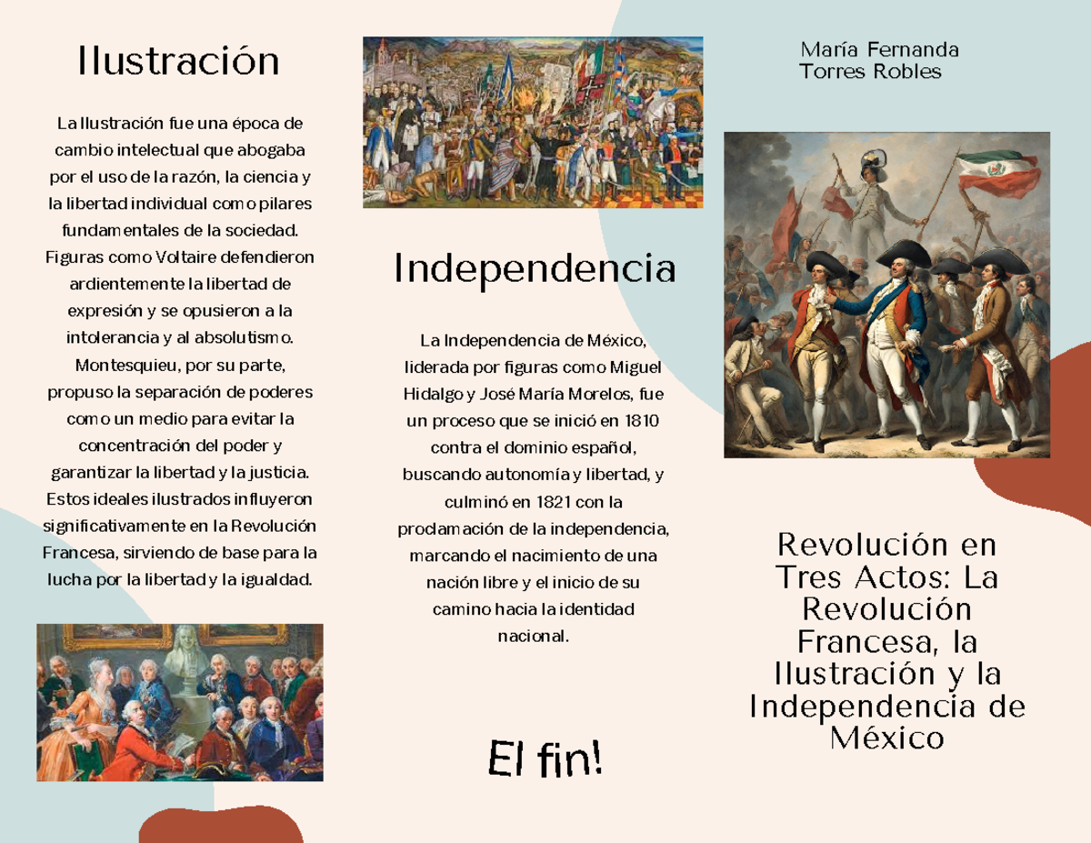 Triptico revolucion en tres actos - María Fernanda Torres Robles La ...