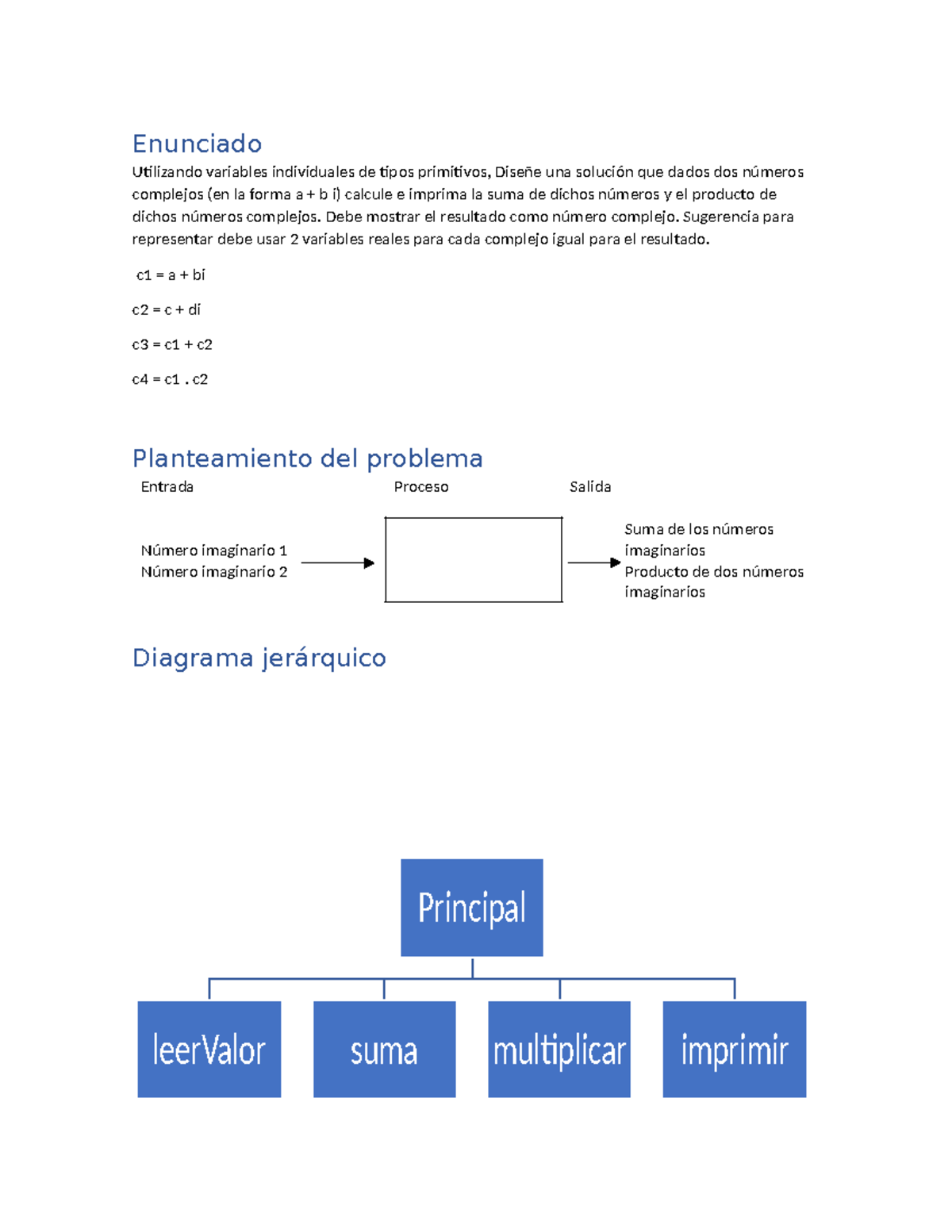 Laboratorio Ejercicio 11Guia11 - Enunciado Utilizando variables ...