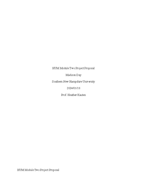 HUM Module Four Project Draft - HUM Module Four Project Draft Madison ...