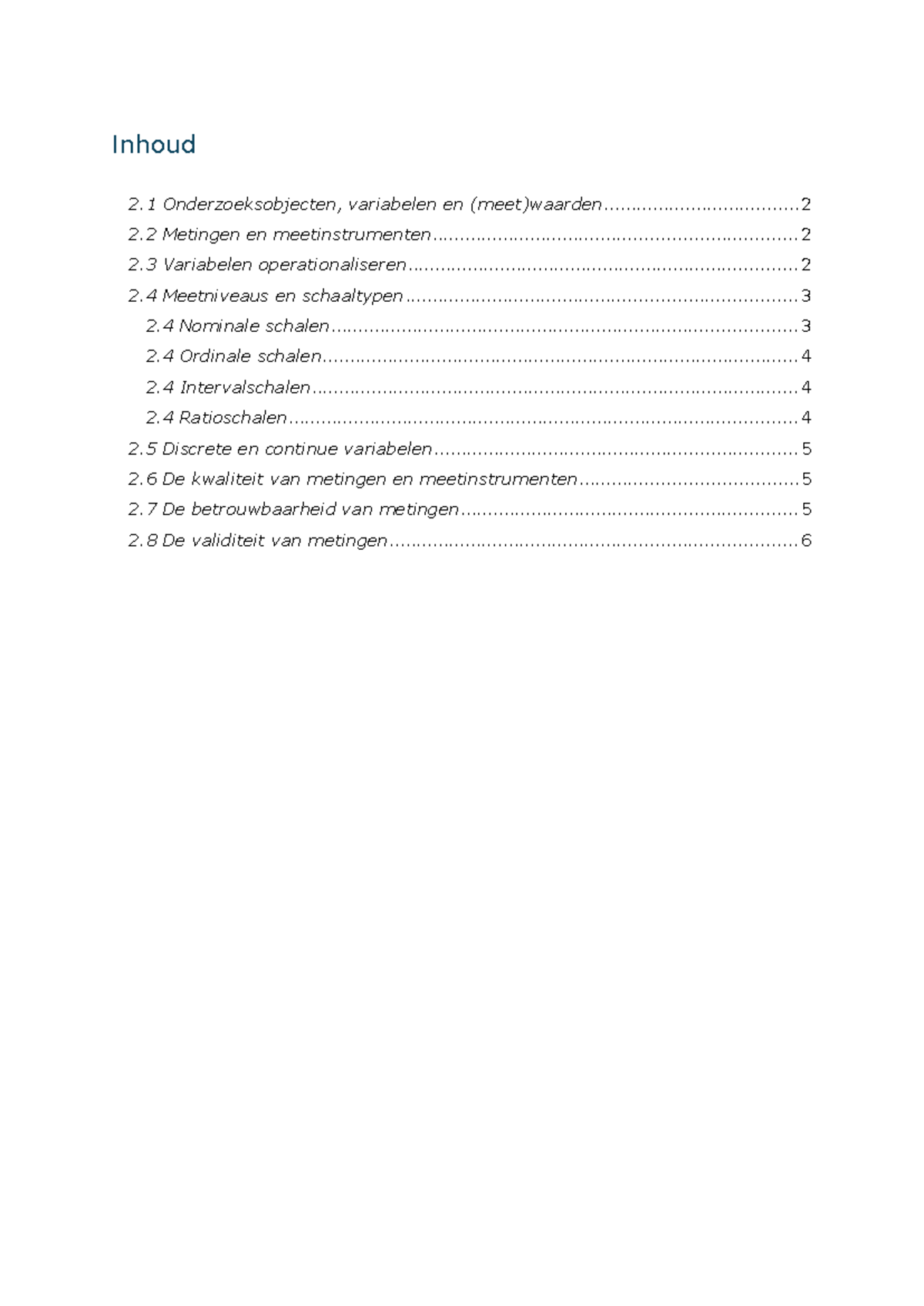 Theorie Boek Cijfers spreken (1.1, Explore) - Inhoud 2 ...