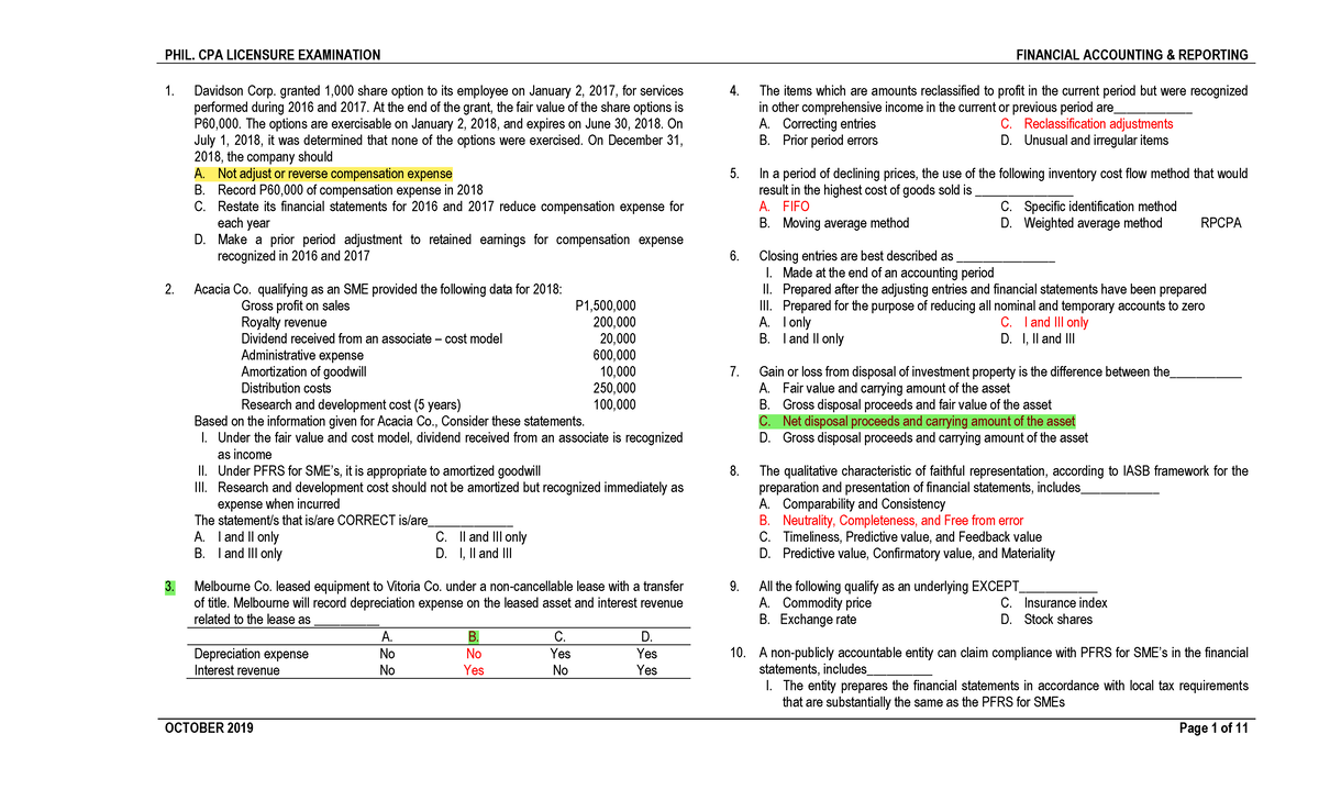 FAR-2019 - FAR-2019 - Davidson Corp. granted 1,000 share option to its ...