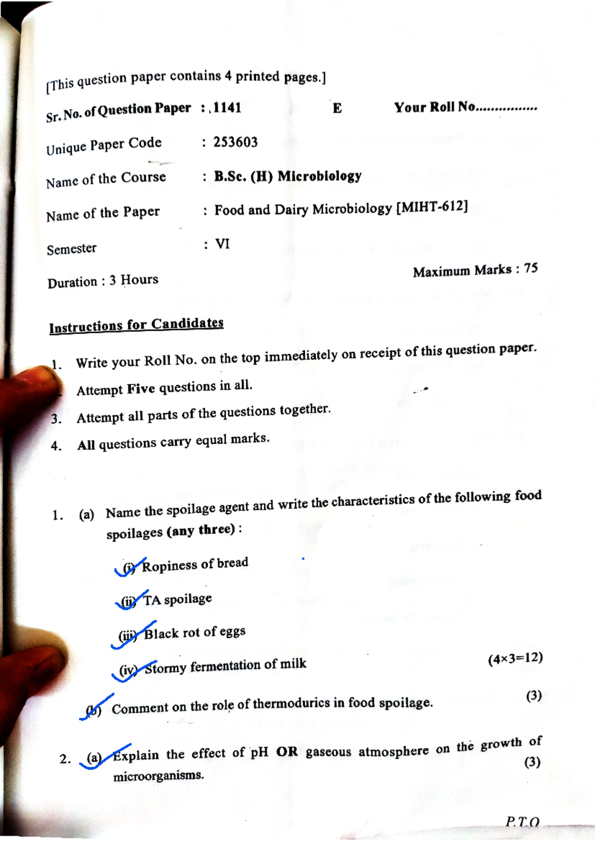 FDM PYQ - Microbiology - Studocu