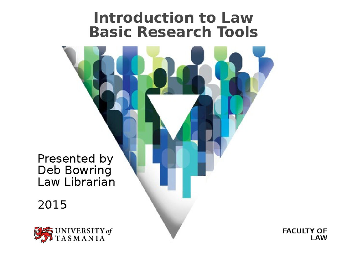 Lecture slides, lectures Library - how to do research - FACULTY OF LAW ...