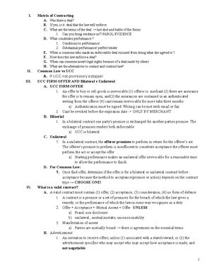 Parol Evidence Flowchart - Parol Evidence R2/ Comm. Law ( Barker v ...