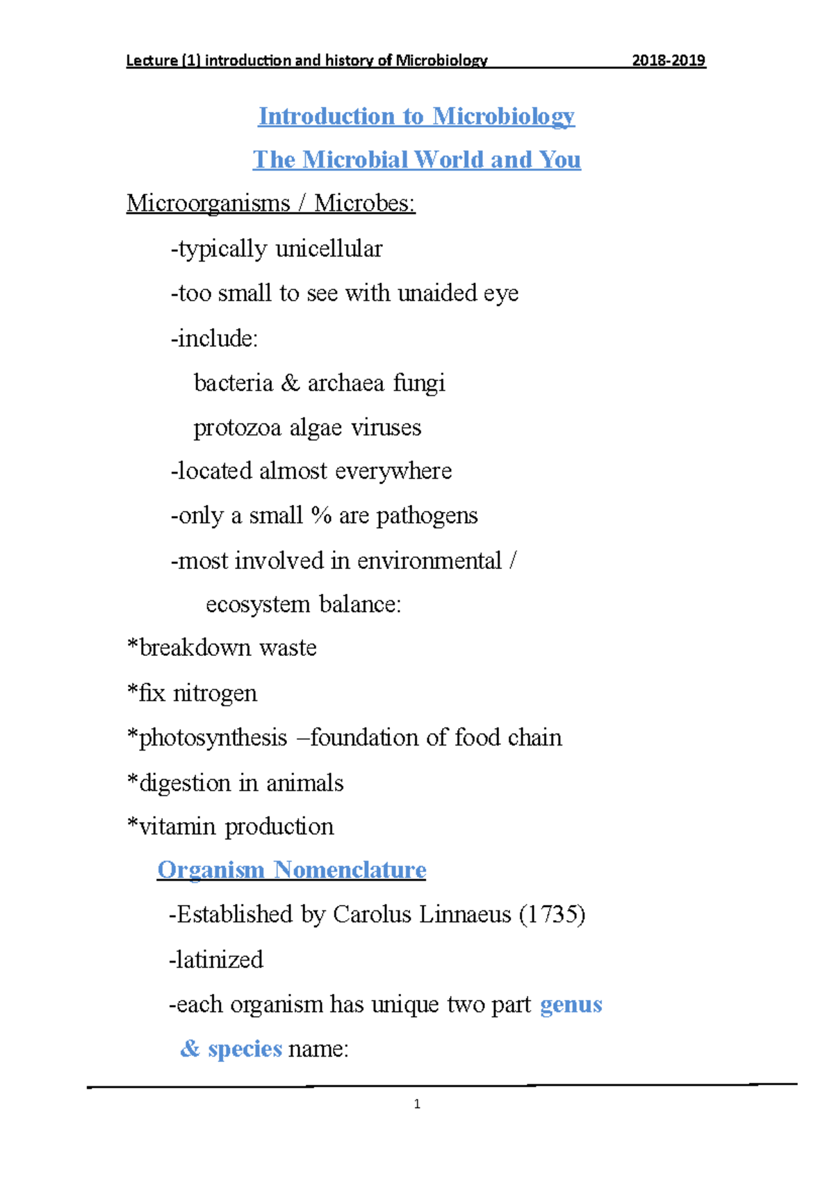 Introduction - Escherichia coli -written in italics or underlined ...