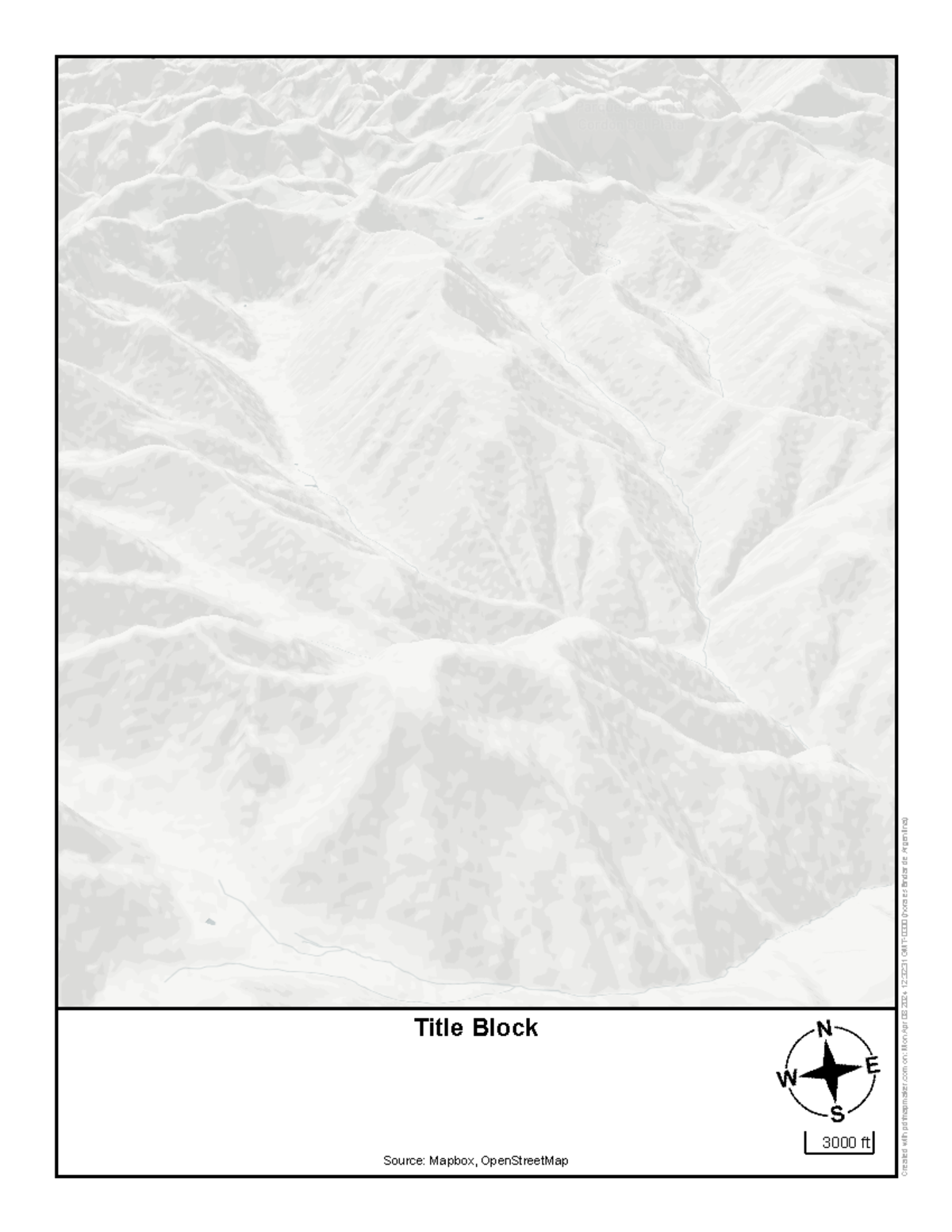 Title Block - fasdfasfsa - Geografía Política y Social - Title Block 3000 ft Source: Mapbox ...