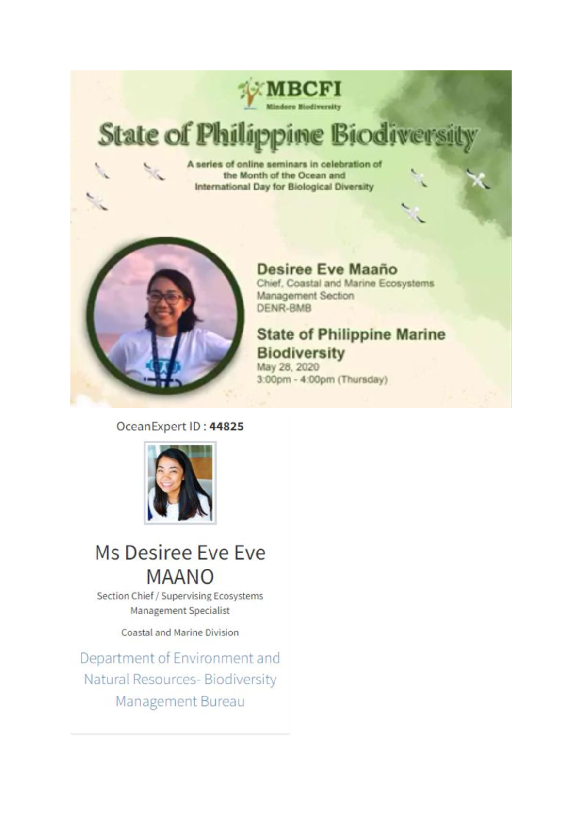 State of PH Marine Biodiversity Mbcfi - MBCFI Mindere Biodiversity State of Philippine ...