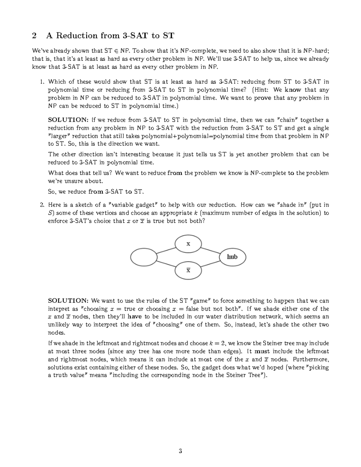 8b Lecture Slide Np 2 A Reduction From 3 Sat To St Weve Already 1640