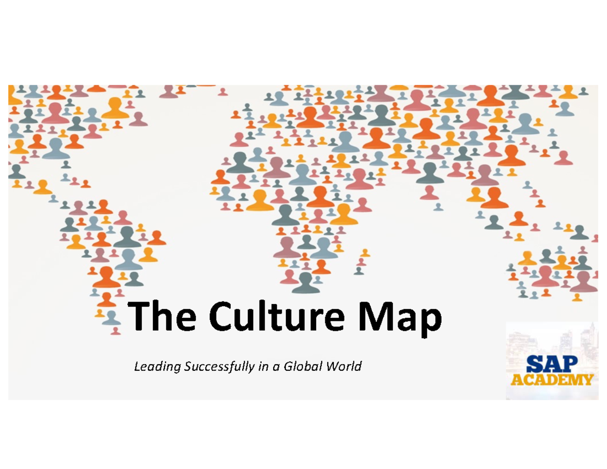 Workbook - this is the work book for the g u c csen - The Culture Map ...