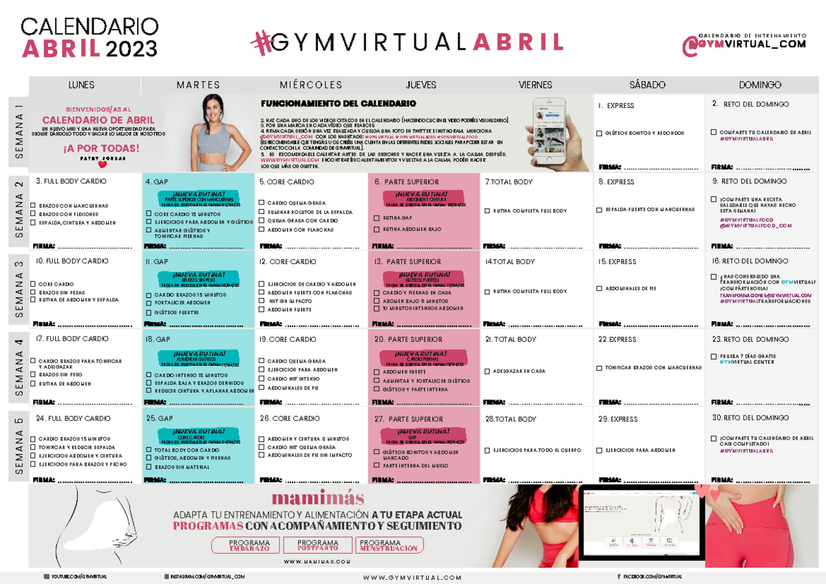 Calendario 2022 abril int - 4 2. 9. 16. RETO DEL DOMINGO RETO DEL ...