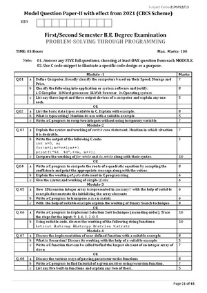 3rd sem cse OOPS - Pdf notes - Dept of CSE, SJBIT SYLLABUS OBJECT ...