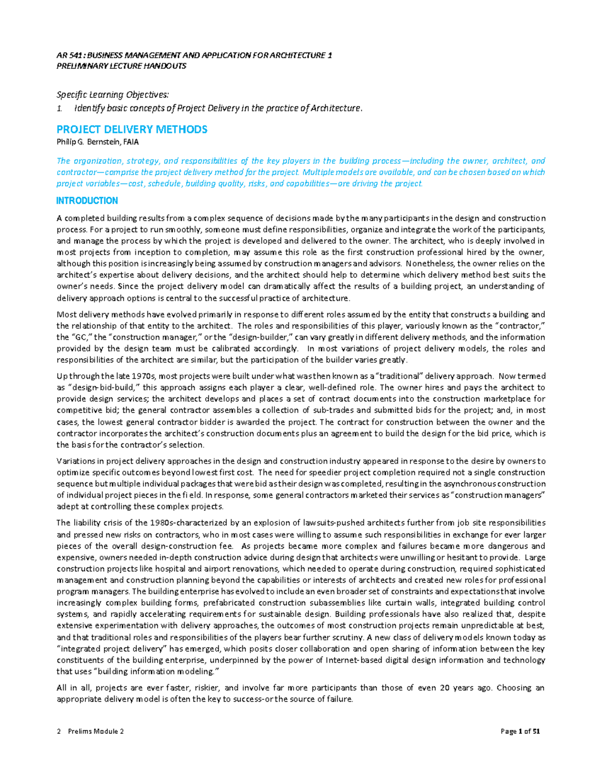 2 Prelims Module 2 - Notes - PRELIMINARY LECTURE HANDOUTS Specific ...