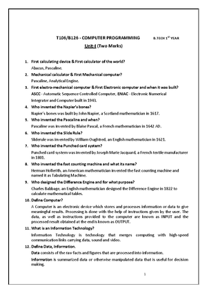 Programming Language Notes-2-33 - Programming Language Notes May 12 ...