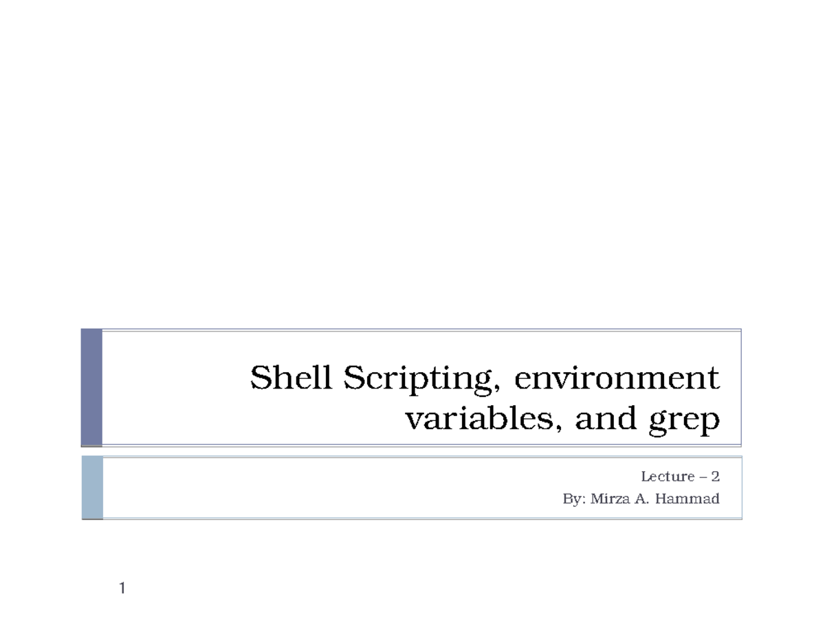 Lecture-2 - This lecture 2 includes some basic commands that are ...