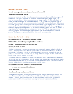 Assignment 4 - Intro to logic - Exercise 24 ... (For-Credit: 10 points ...