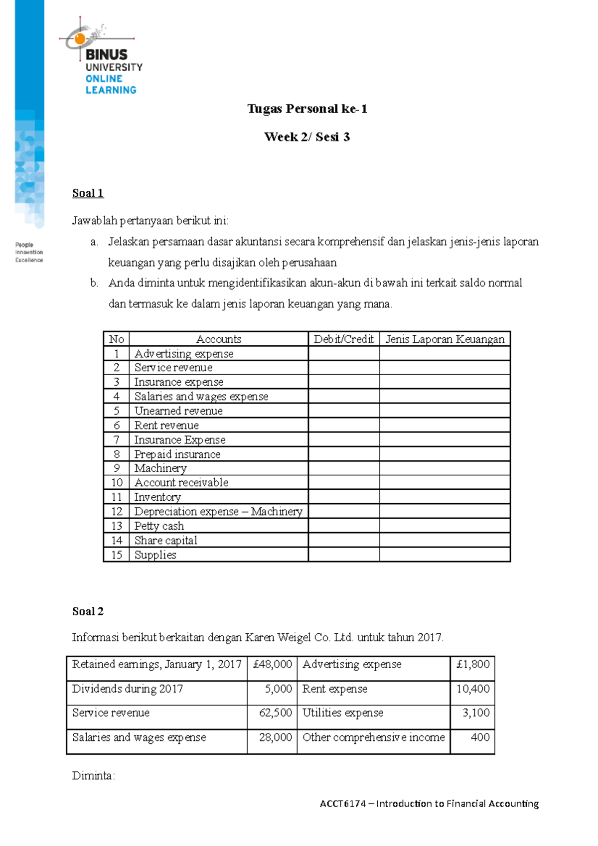 20221116161124 TP1-W2-S3-R3 rev - Tugas Personal ke- Week 2/ Sesi 3 Soal 1 Jawablah pertanyaan ...