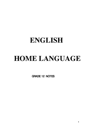 EHL Grade 12 P 1 JIT Booklet - ENGLISH HOME LANGUAGE PAPER 1 – LANGUAGE ...
