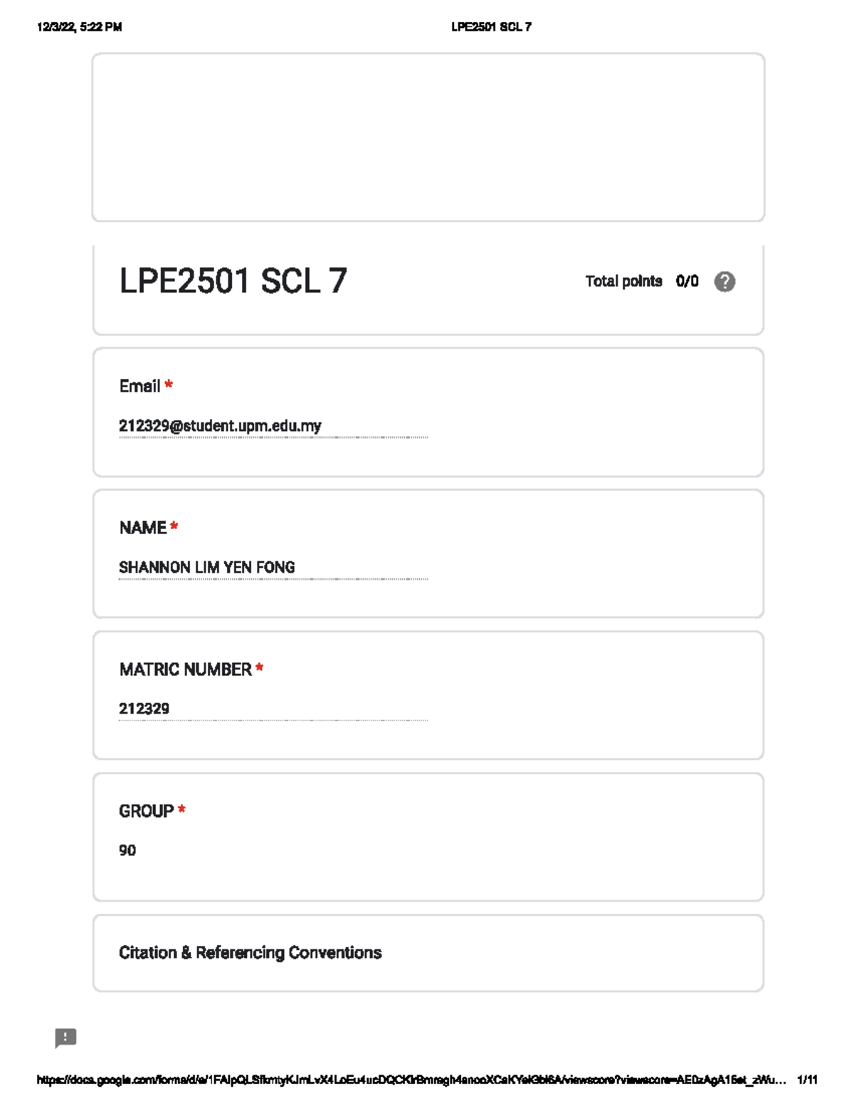 SCL 7 - Academic Writing(LPE2501) - Academic Writing - Studocu