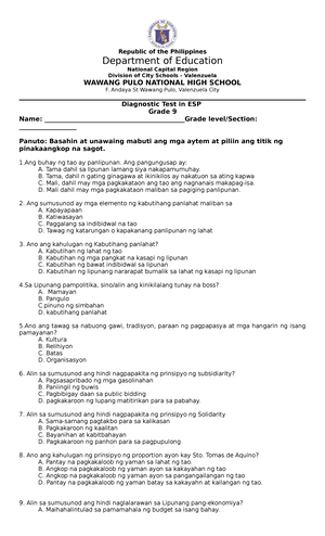 Grade-9-TOS- Diagnostic-TEST Updated - WAWANG PULO NATIONAL HIGH SCHOOL ...