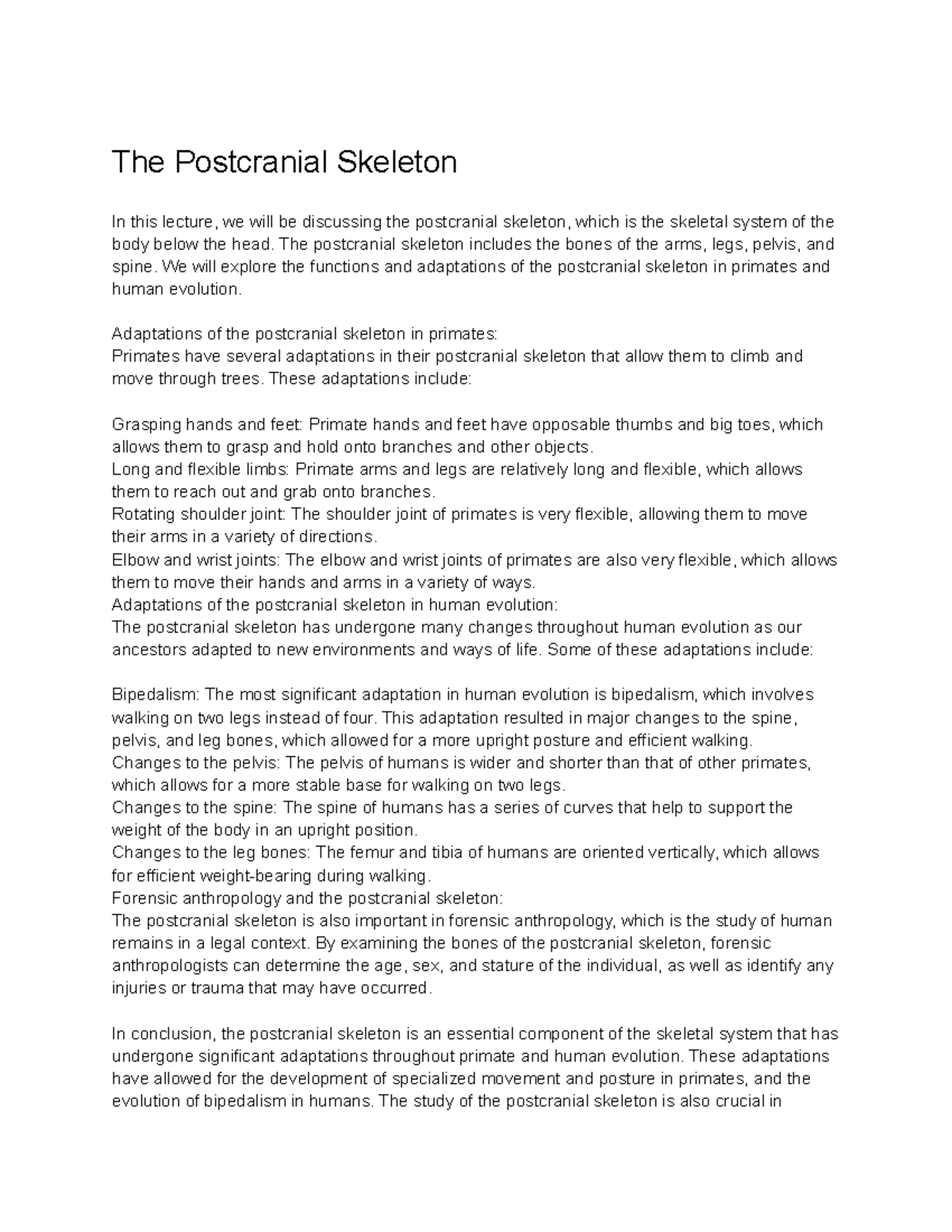 Introduction to Physical Anthropology (ANT-1010) Lecture 86 - The ...