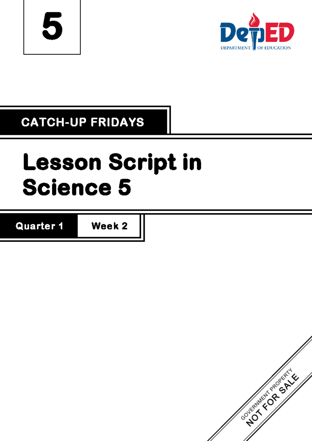 CO 2024 LS CUF Science Q1 W2 RVHP - 5 Quarter 1 Week 2 CATCH-UP FRIDAYS ...