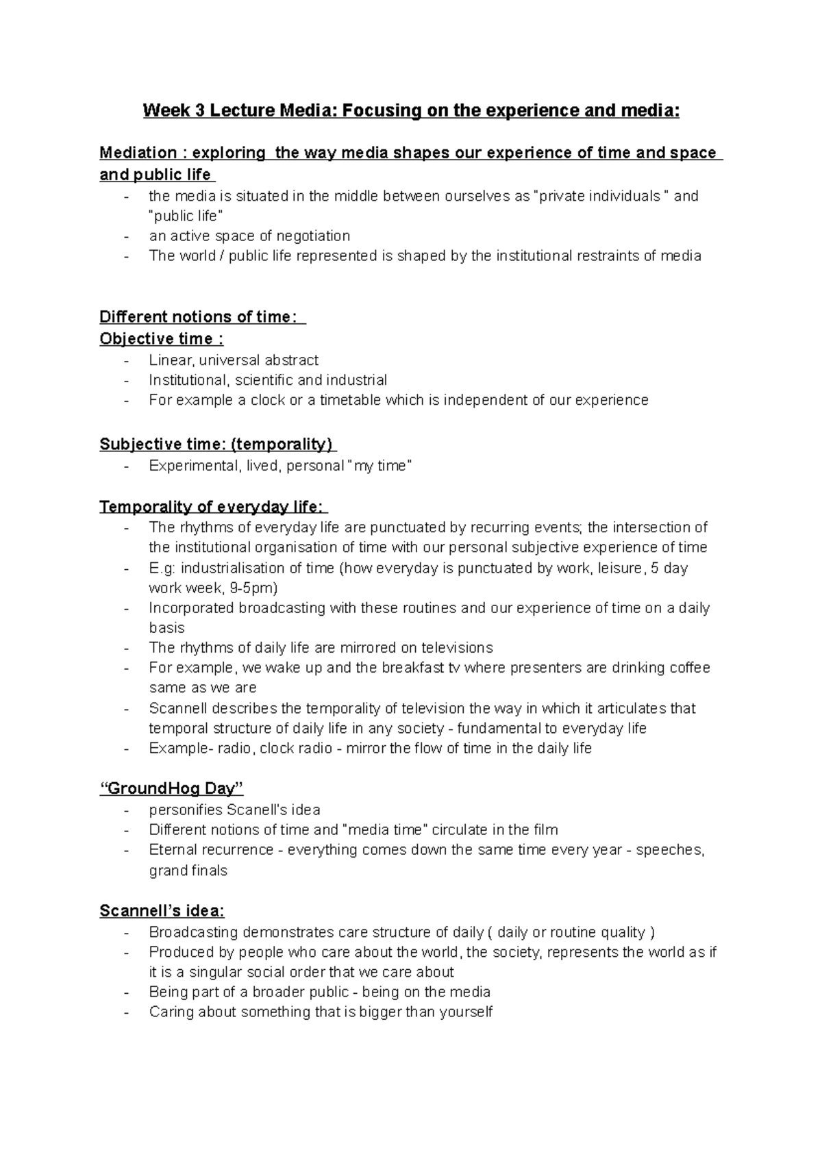 Week 3 Lecture Media - ARTS1090 - UNSW Sydney - Studocu