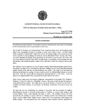 S v Makwanyane and Another 1995 (6) BCLR 665 (CC) - S v Makwanyane and ...