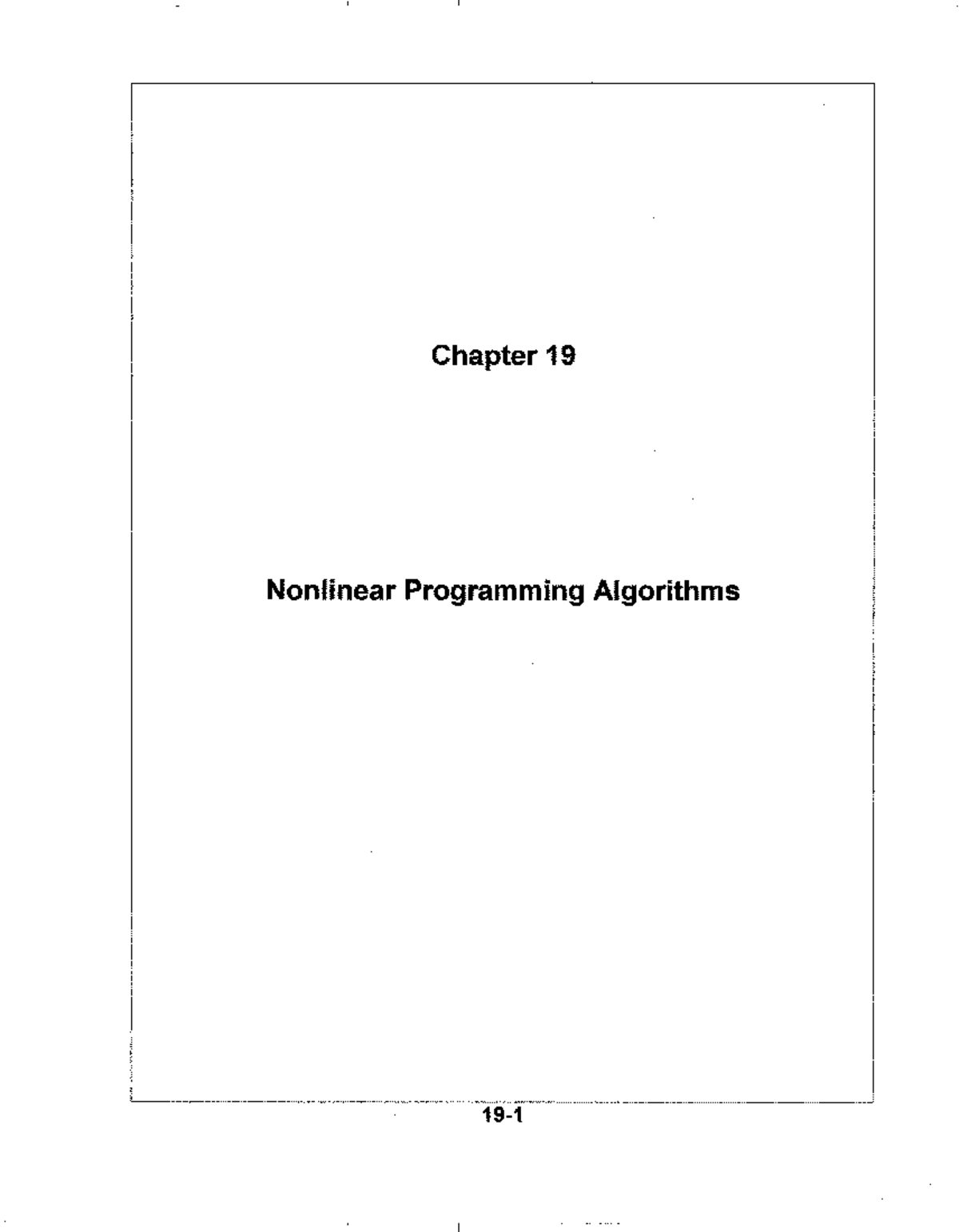 Capitulo 19. Algoritmos de Programacion No Lineal - Chapter 19 Nonlinear Programming Algorithms ...