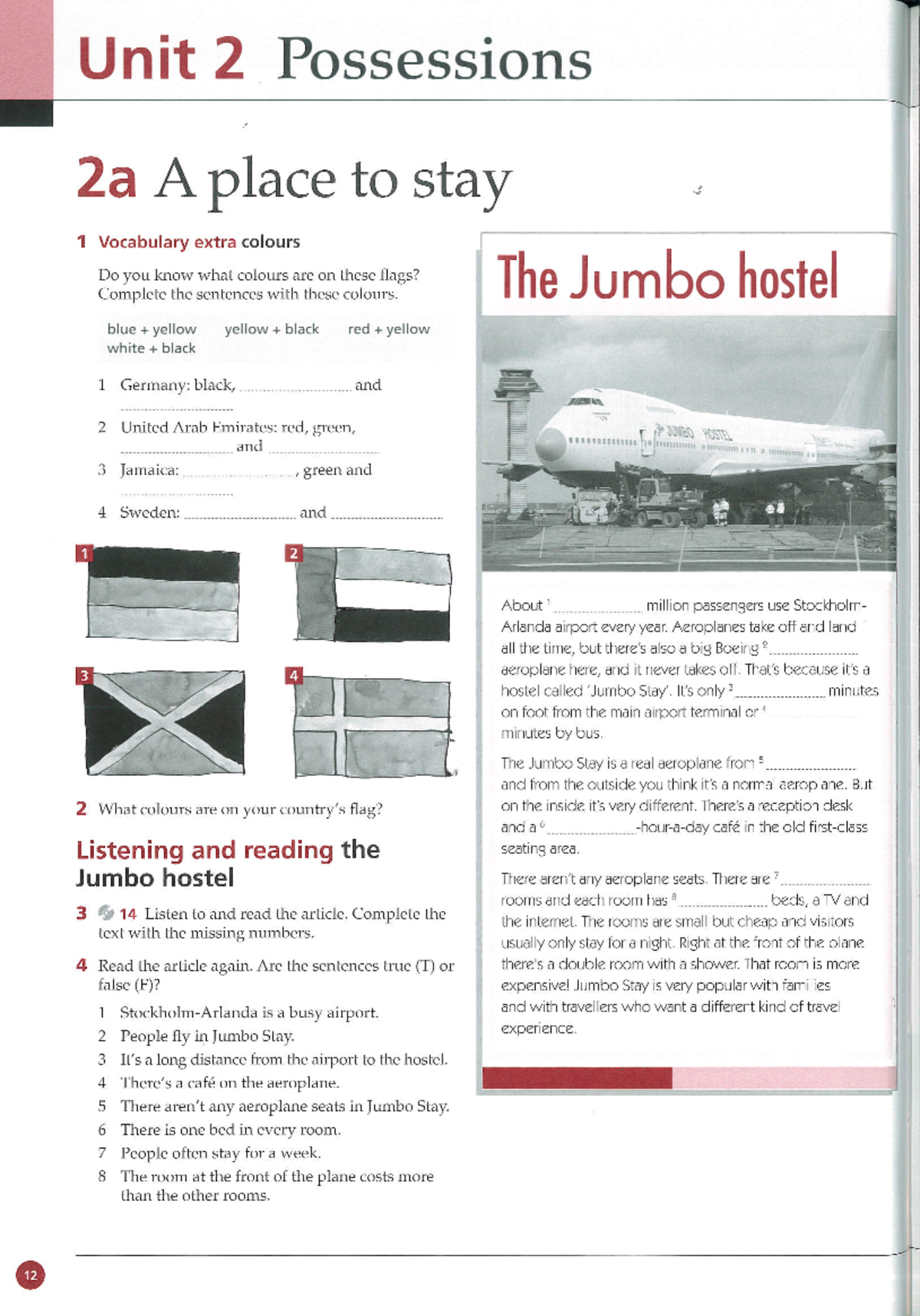 WB- Trabajo EN Clases - Unit 2 Possessions 2a A place to stay 1 ...