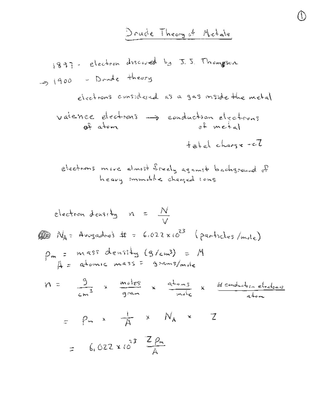 Lecture 1-p1-5 PHY 731 Graduate Condensed Matter Physics - PHYS 731 - Studocu