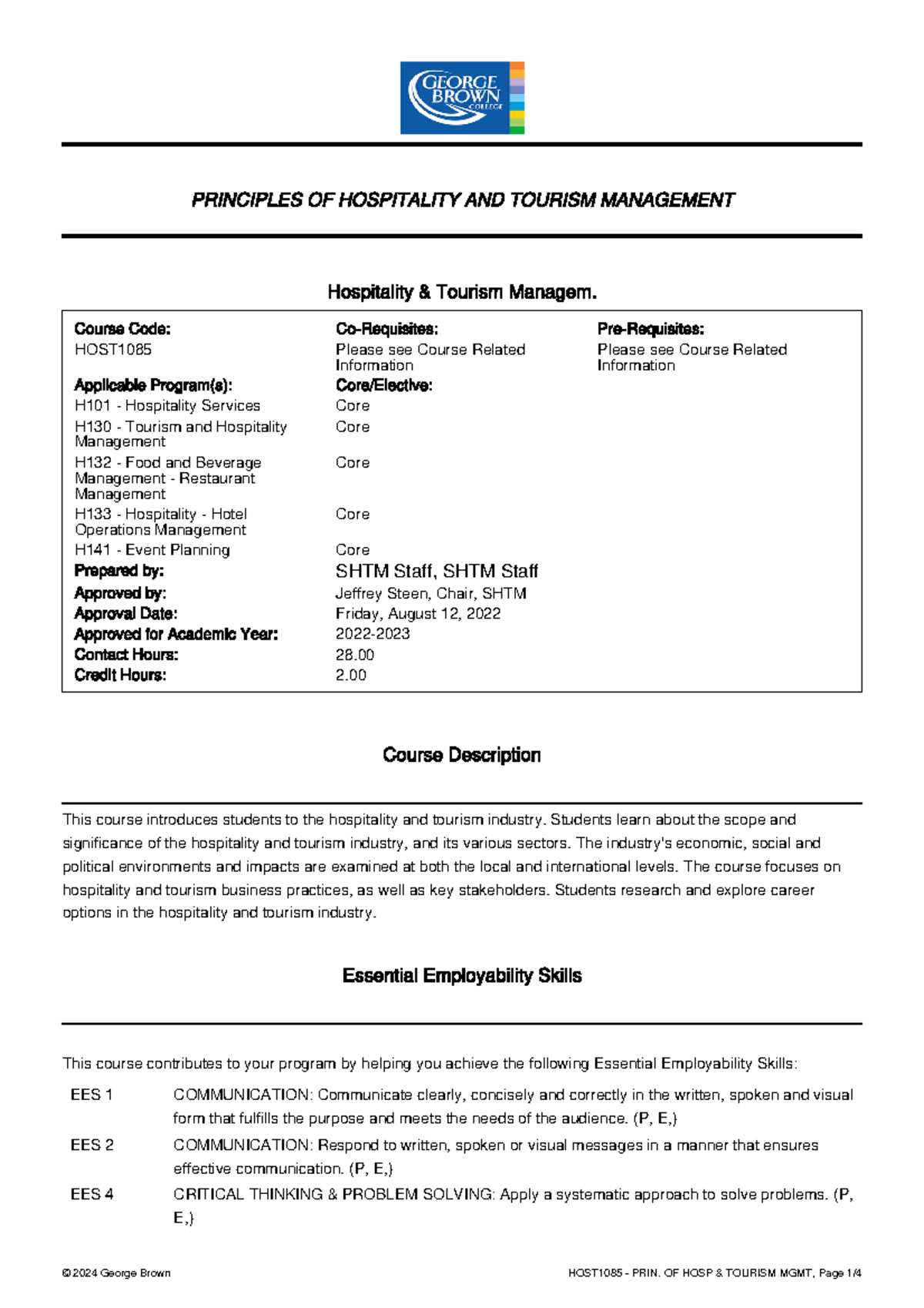2022-2023 host1085 - It’s a course outline - This course introduces ...