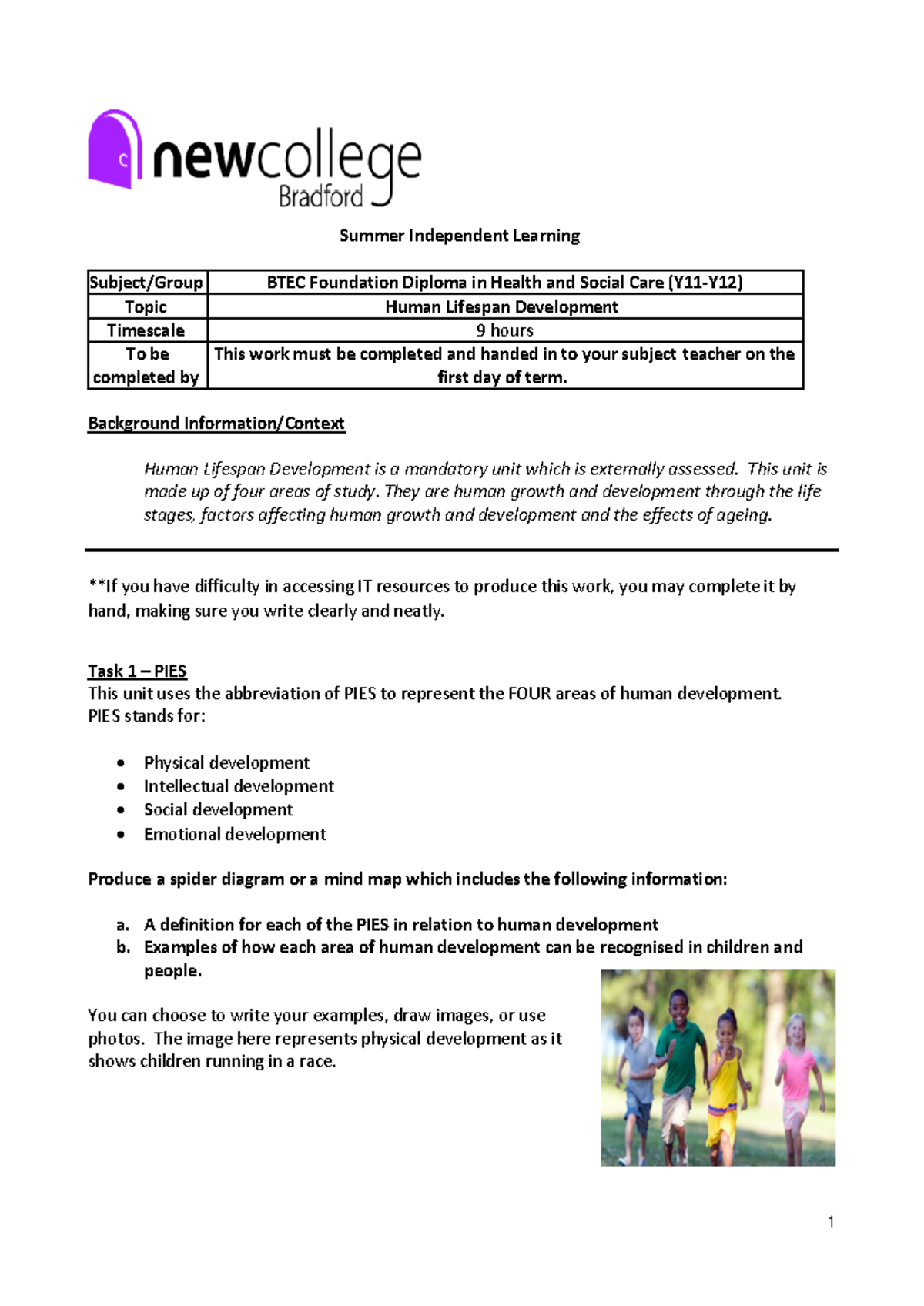 NCB Y11 12 Applied General Health and Social Care Extended Diploma ...