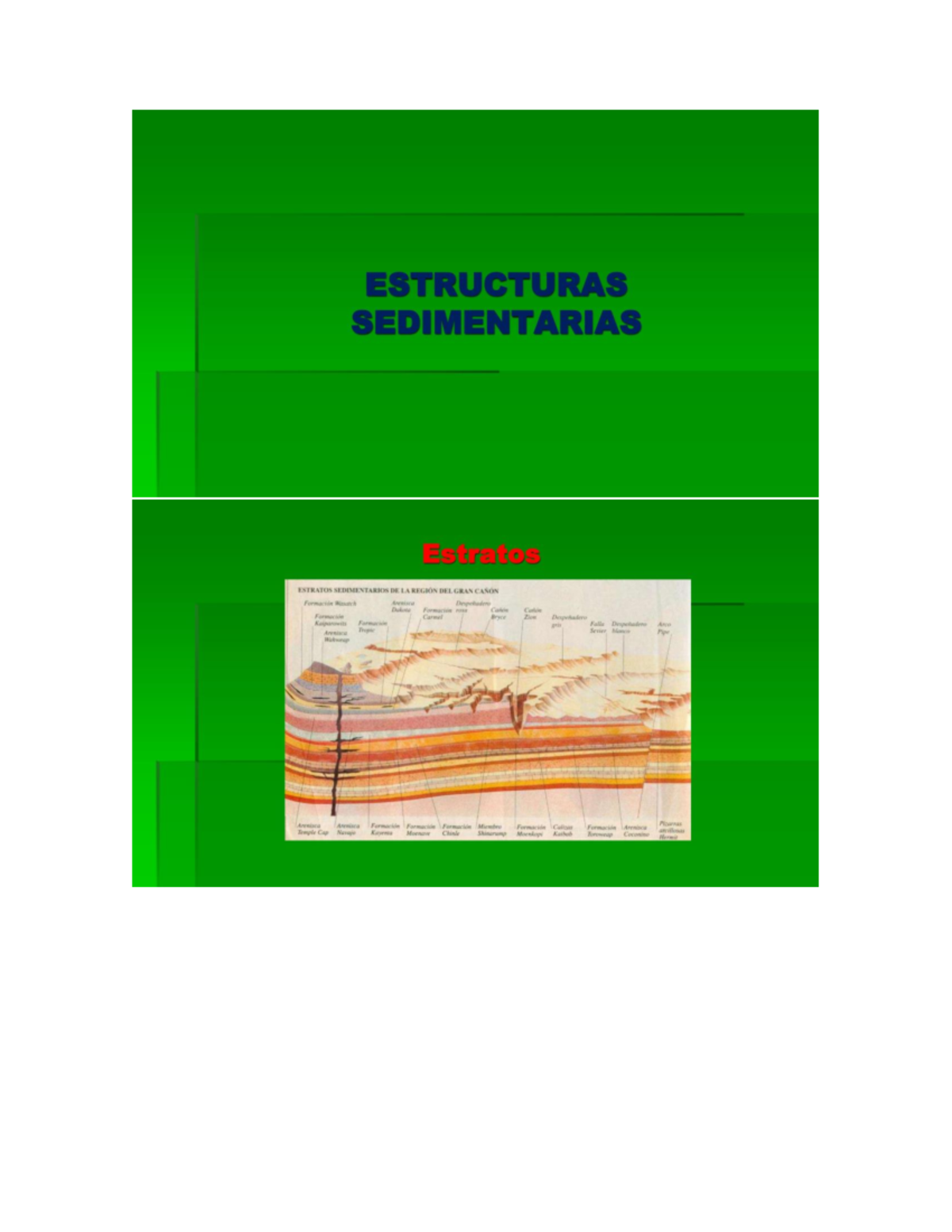 N-Estructuras sedimentarias y metamorficas - Geología - Studocu