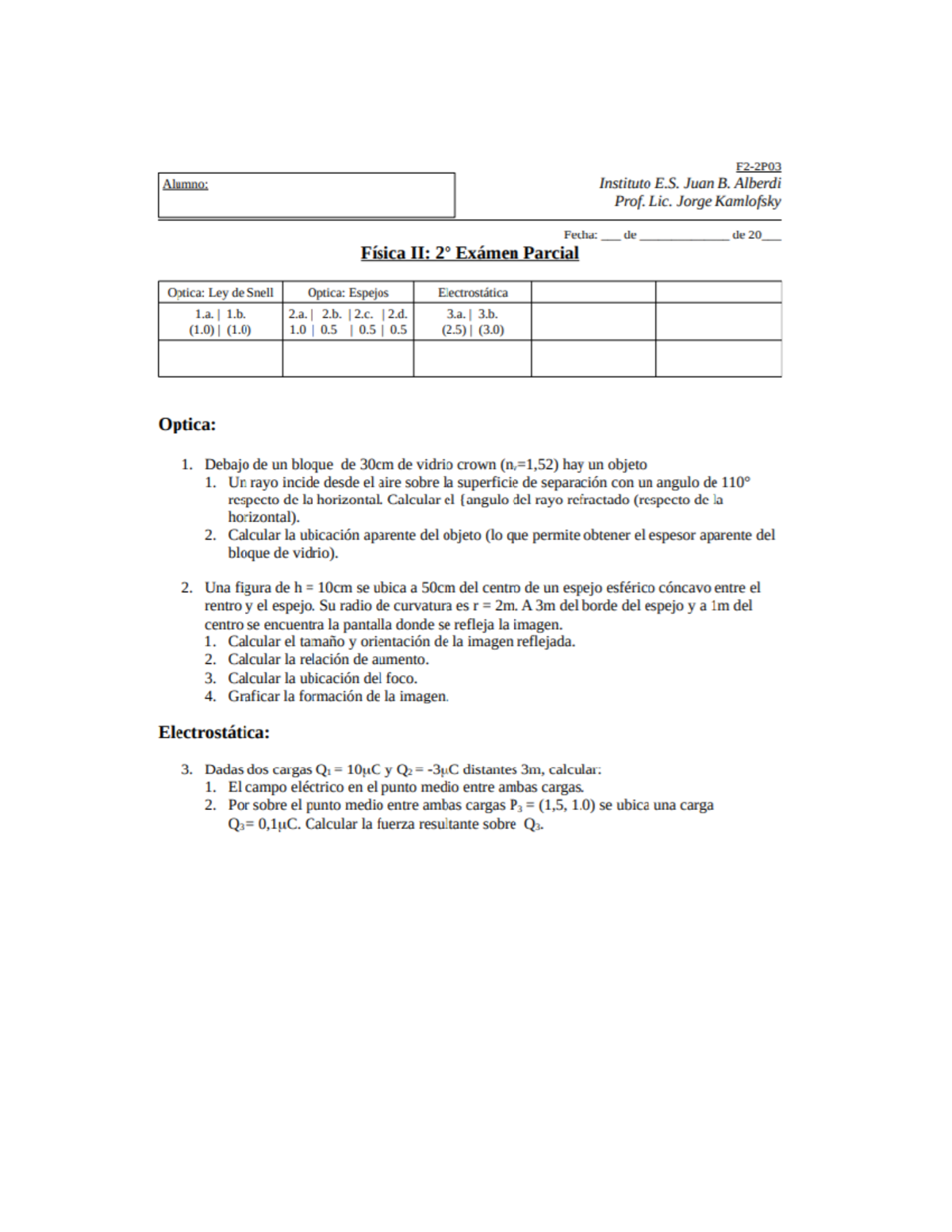 Parcial 2 - Fisica 2 - Studocu