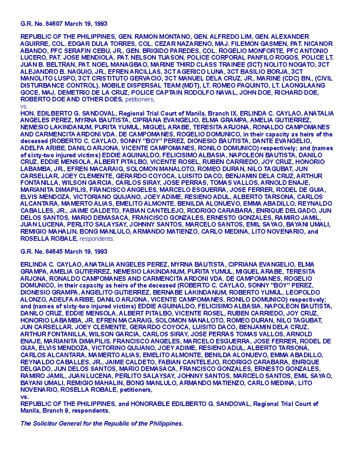 6 - poli - lecture notes - G. No. 84607 March 19, 1993 REPUBLIC OF THE ...