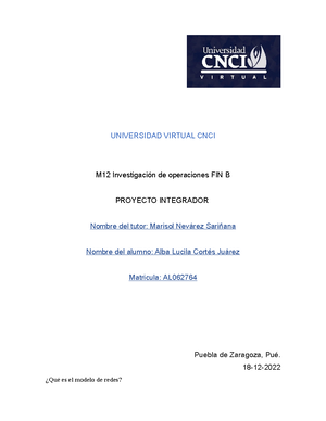 ACT 1 Calidad - act 1 - UNIVERSIDAD VIRTUAL CNCI M8 Calidad total FLN A Actividad 1 Nombre del ...