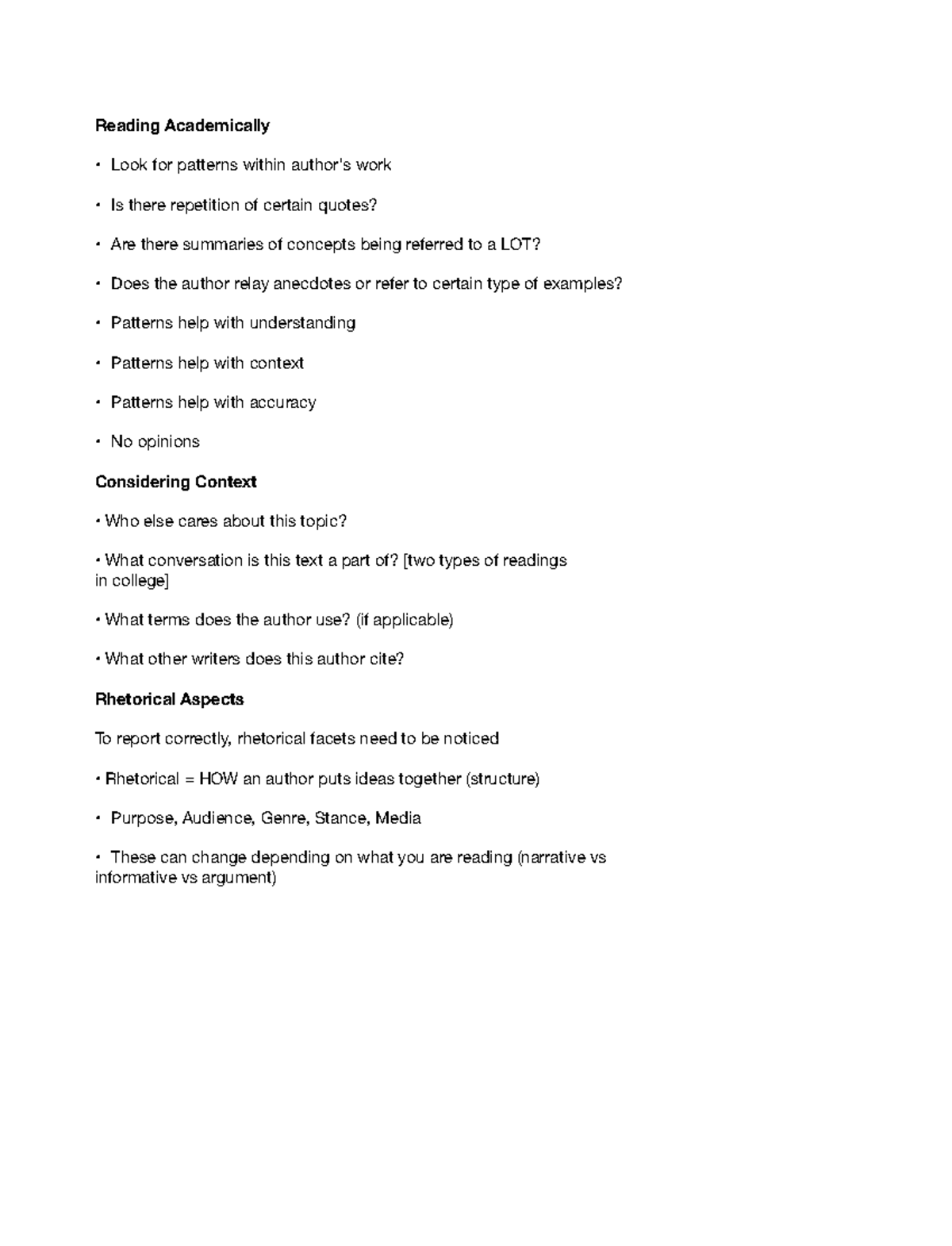 1 ENC - Prof: Ms. Almond. Comprehensive and detailed notes on ENC1101 ...