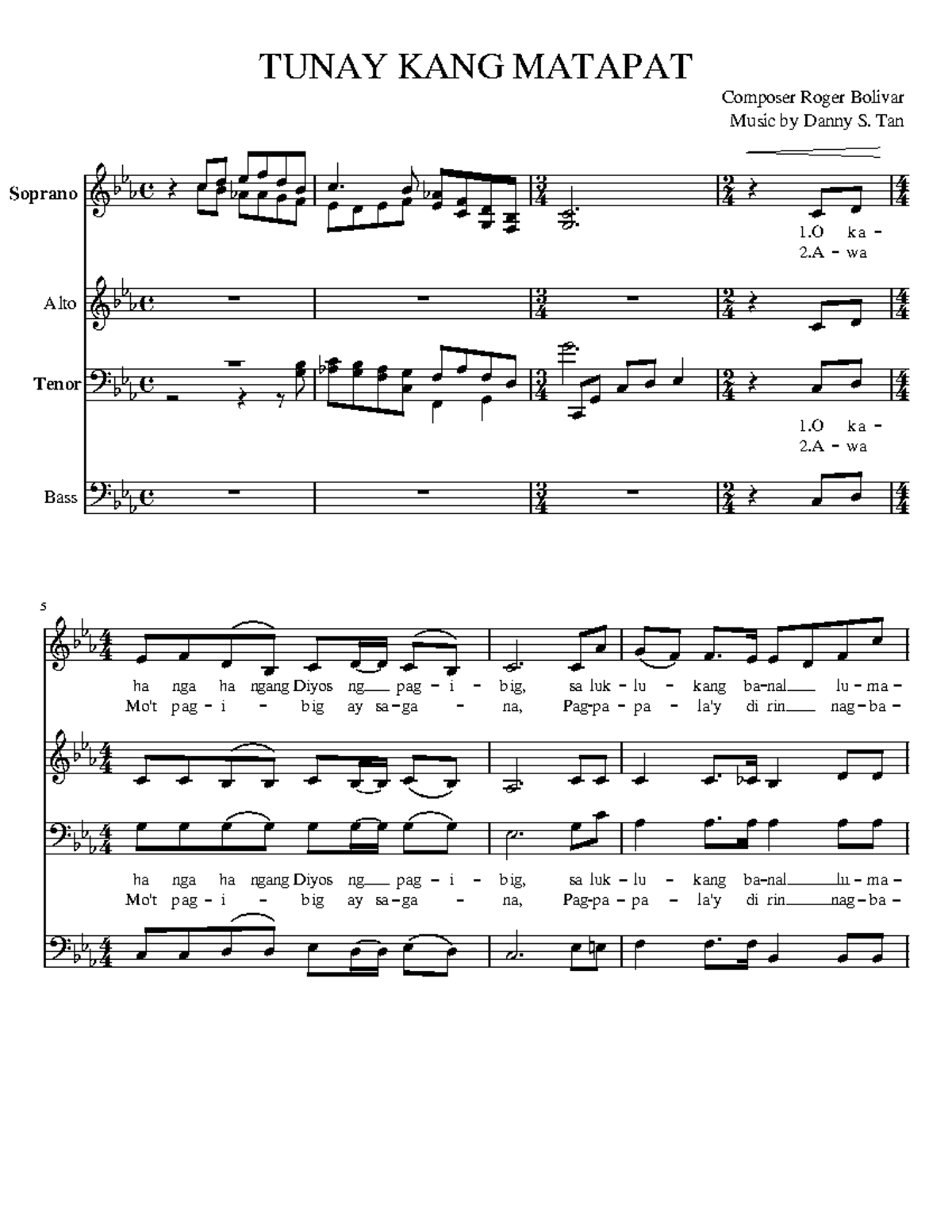 358458466 Tunay Kang Matapat Rewritten - TUNAY KANG MATAPAT Composer ...